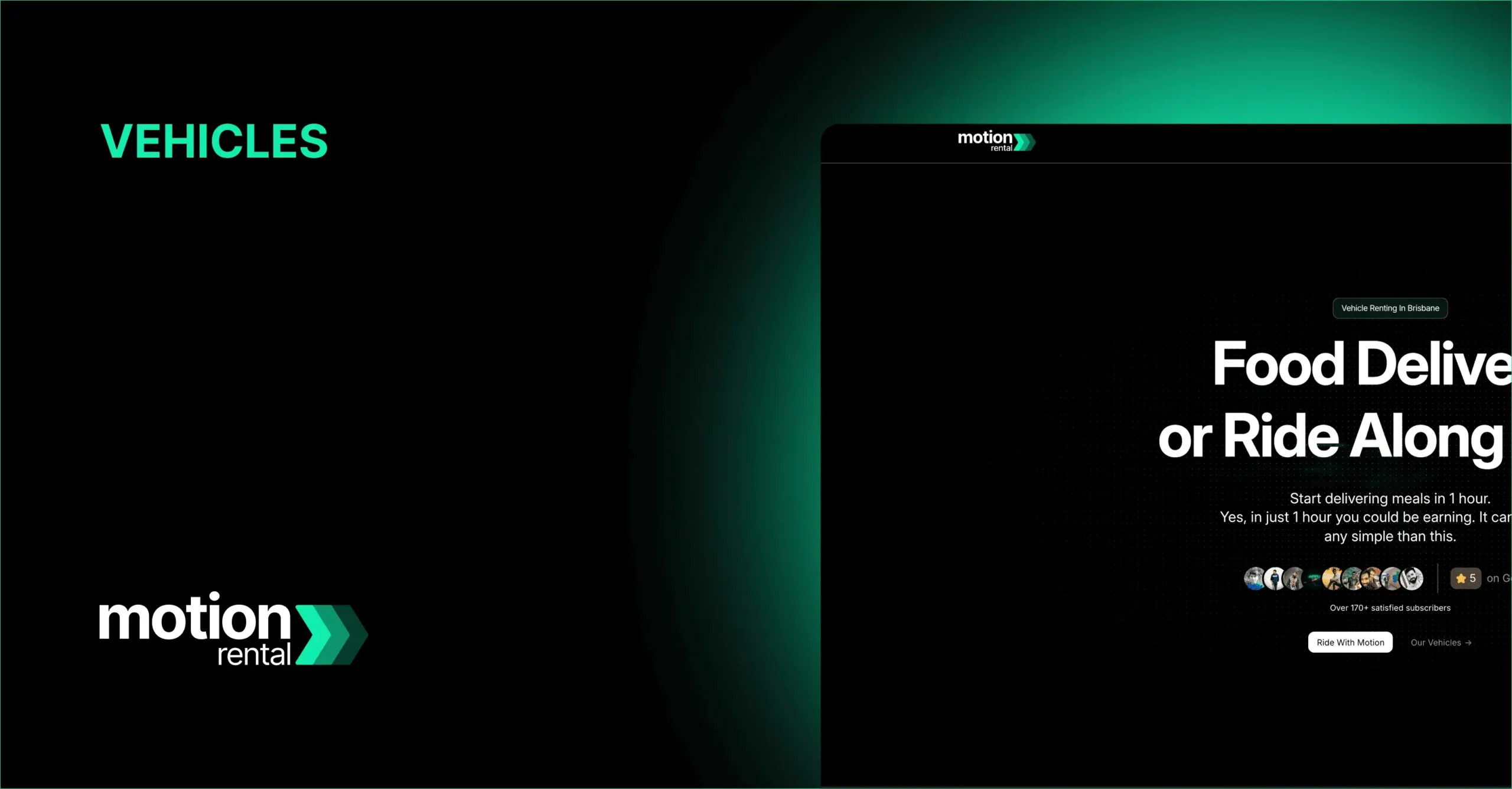 Vehicles - Motion Rental